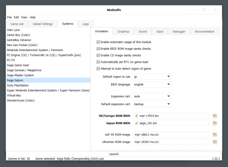 Mednafen - Multi System Emulator - Emulator Guides